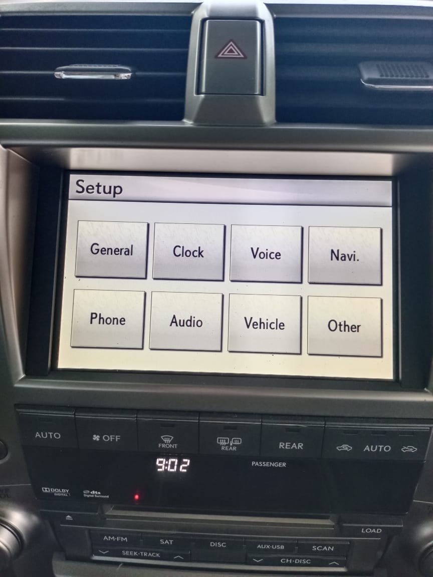 Lexus GX460 2010-2013 Denso GPS Navigation and Climate Control 86431-6 ...