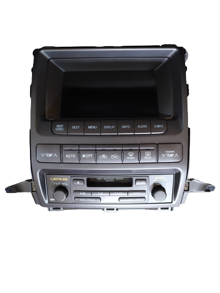 Lexus GX470 2003-2004 GPS Navigation Screen 86111-60120 Climate Contro ...