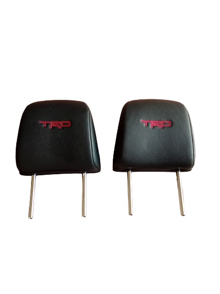 Toyota 4Runner 2014-2024 TRD Front Row Left & Right Seats Headrests Bl ...