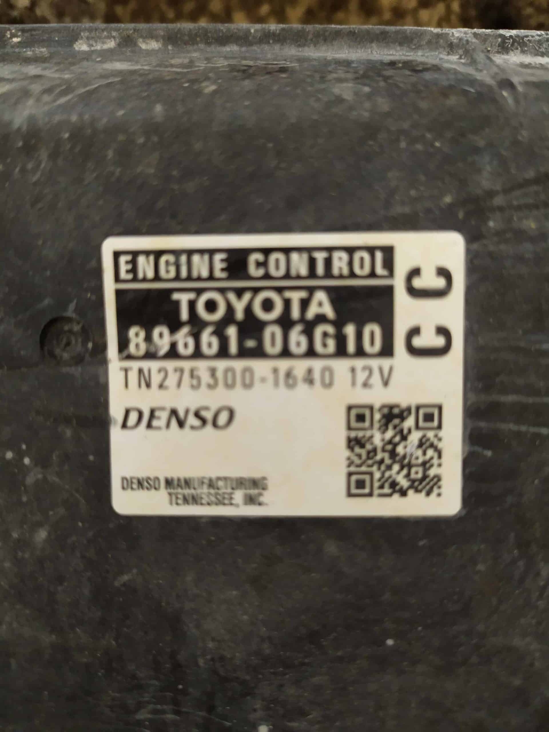 Toyota Camry 2007-2009 Engine Control Module ECM 89661-06G10 CC 2.4L u ...